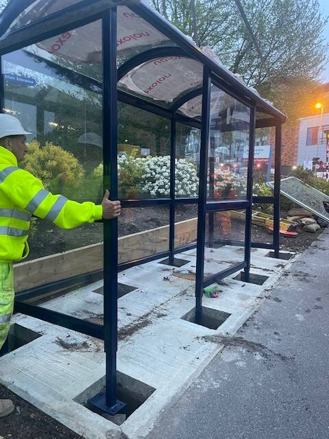 Supply and Installation of two Bus Stops - Our Space